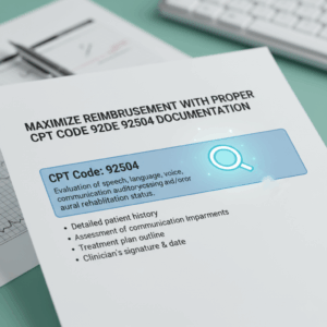 Maximize Reimbursement with Proper CPT Code 92504 Documentation ...